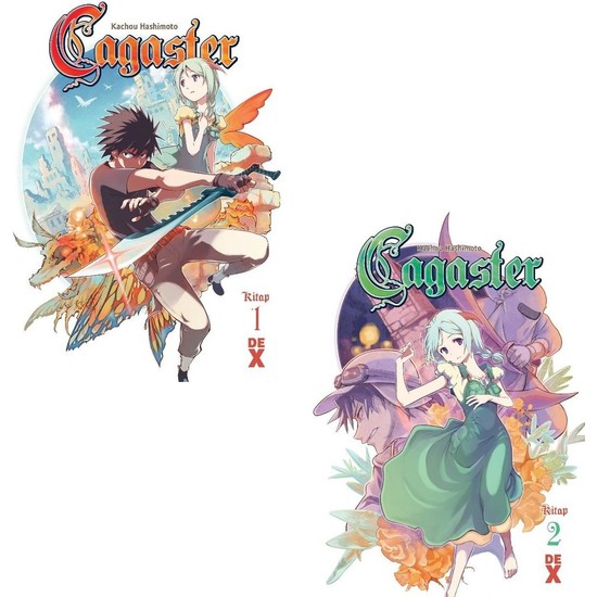 Cagaster 1-2. Ciltler Manga Seti - Kachou Hashimoto Kitabı