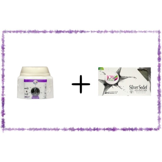 Joy Wax Isıtıcı Kazan + Kalıp Sir Ağda Silver Sedef 500 gr Fiyatı