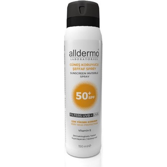 Alldermo Güneş Koruyucu Şeffaf Sprey SPF50+ 150 ml Fiyatı