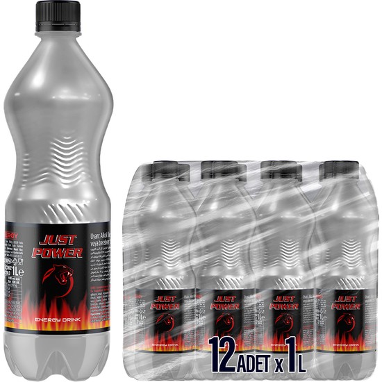 Just Power Enerji İçeceği, 1 lt (12'li Paket, 12 adet x 1 Fiyatı