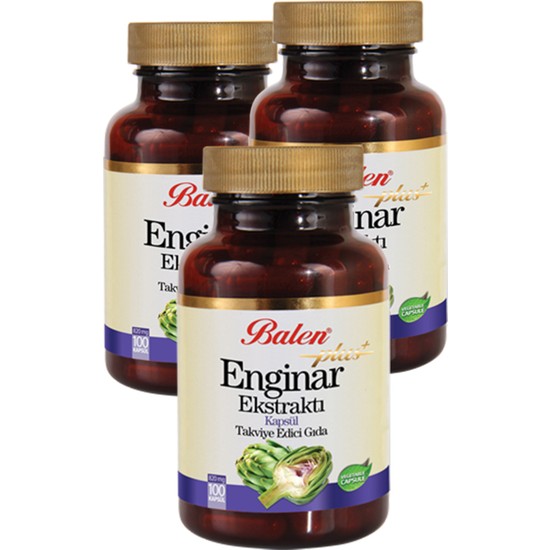 3 Kutu Balen Enginar Plus Ekstraktı Kapsül 820 Mg x 100 Fiyatı