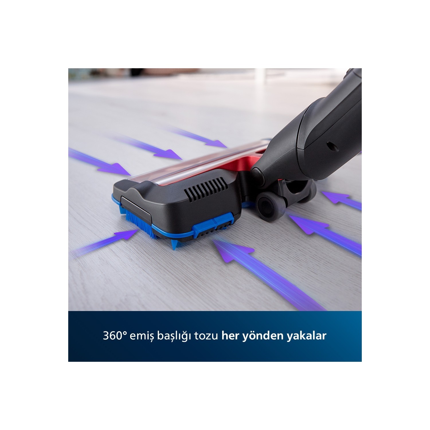 Philips Speed Pro Max Sarjlı Süpürge Kırmızı Fiyatı