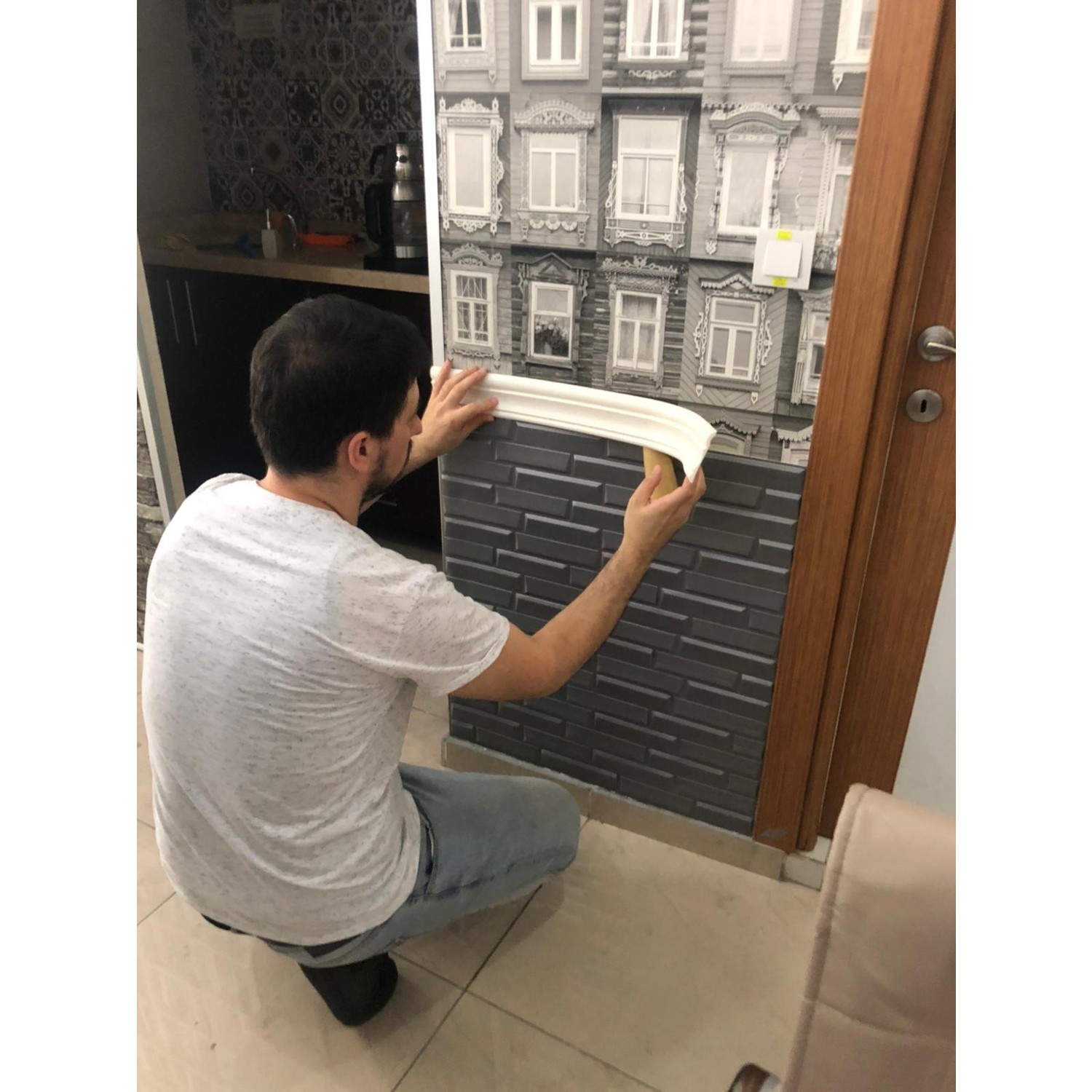 Renkli Duvarlar Beyaz Esnek Duvar Çıtası Dekoratif Fiyatı Renkli Duvarlar Beyaz Esnek Duvar Çıtası Dekoratif Fiyatı