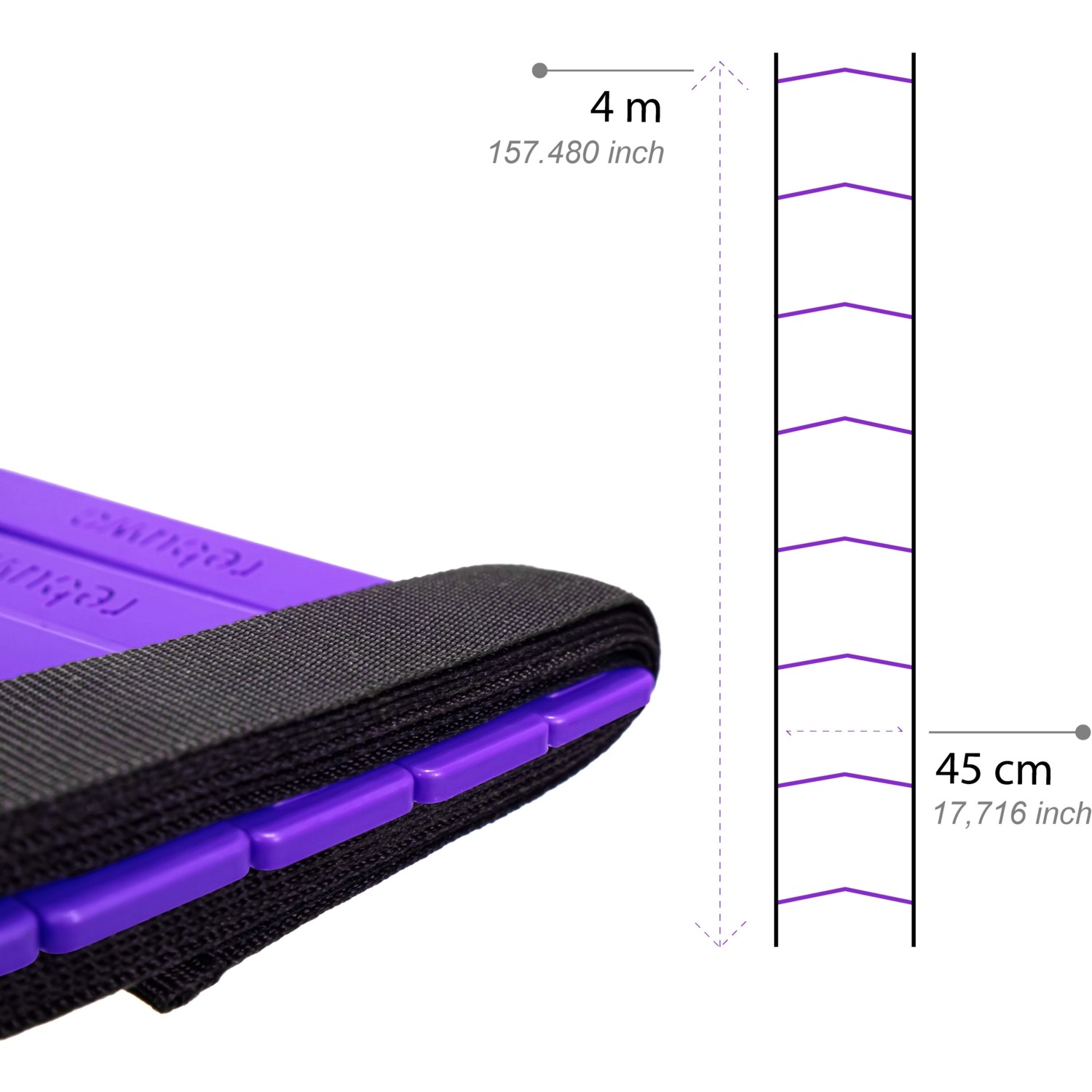 Rebuwo Antrenman Merdiveni 4 Metre 8 Çubuklu Idman Merdiveni Fiyatı