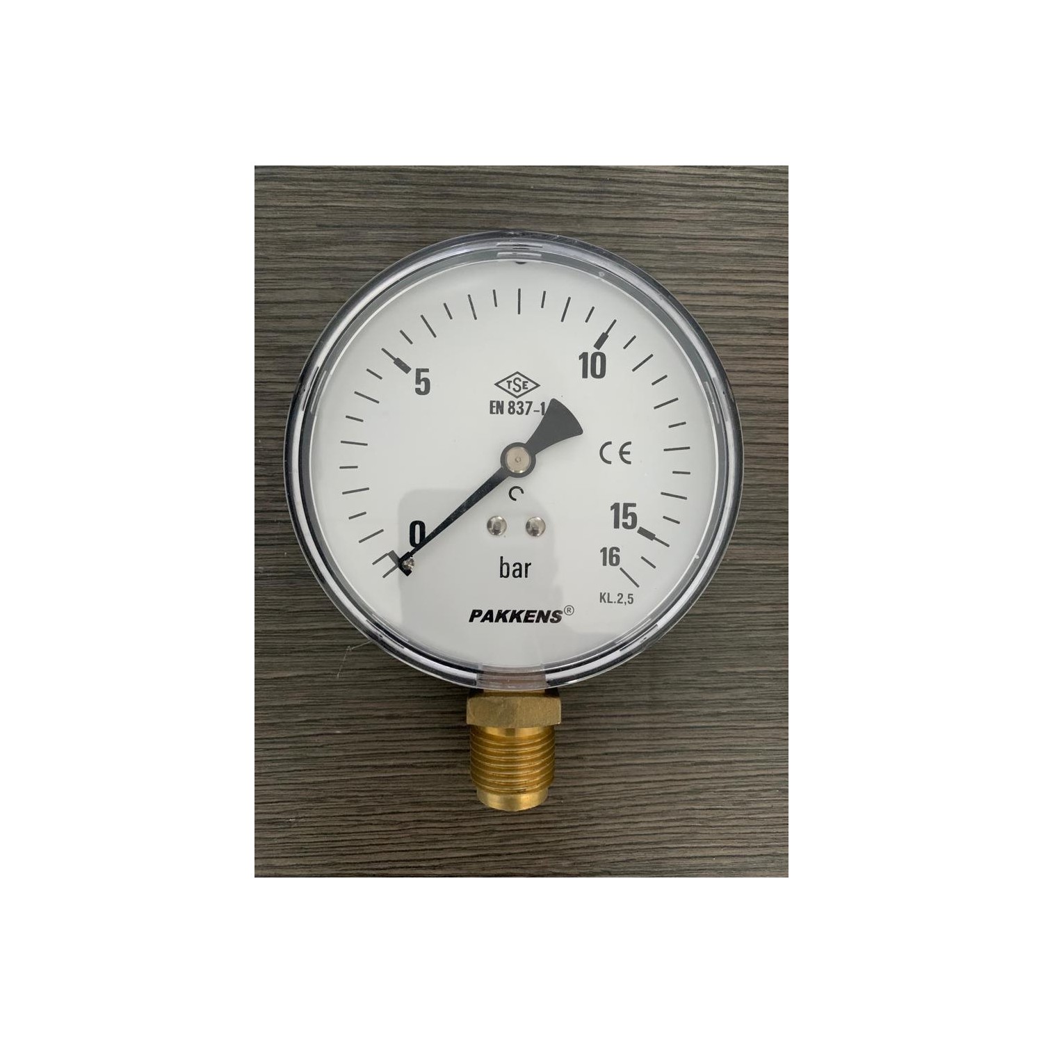 Pakkens 100 mm 0/16 Bar Alttan Bağlantılı Manometre Fiyatı