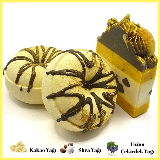 Body Boon Cheesecake Seti-( 1 Adet Doğal Sabun & 2 Adet Fiyatı