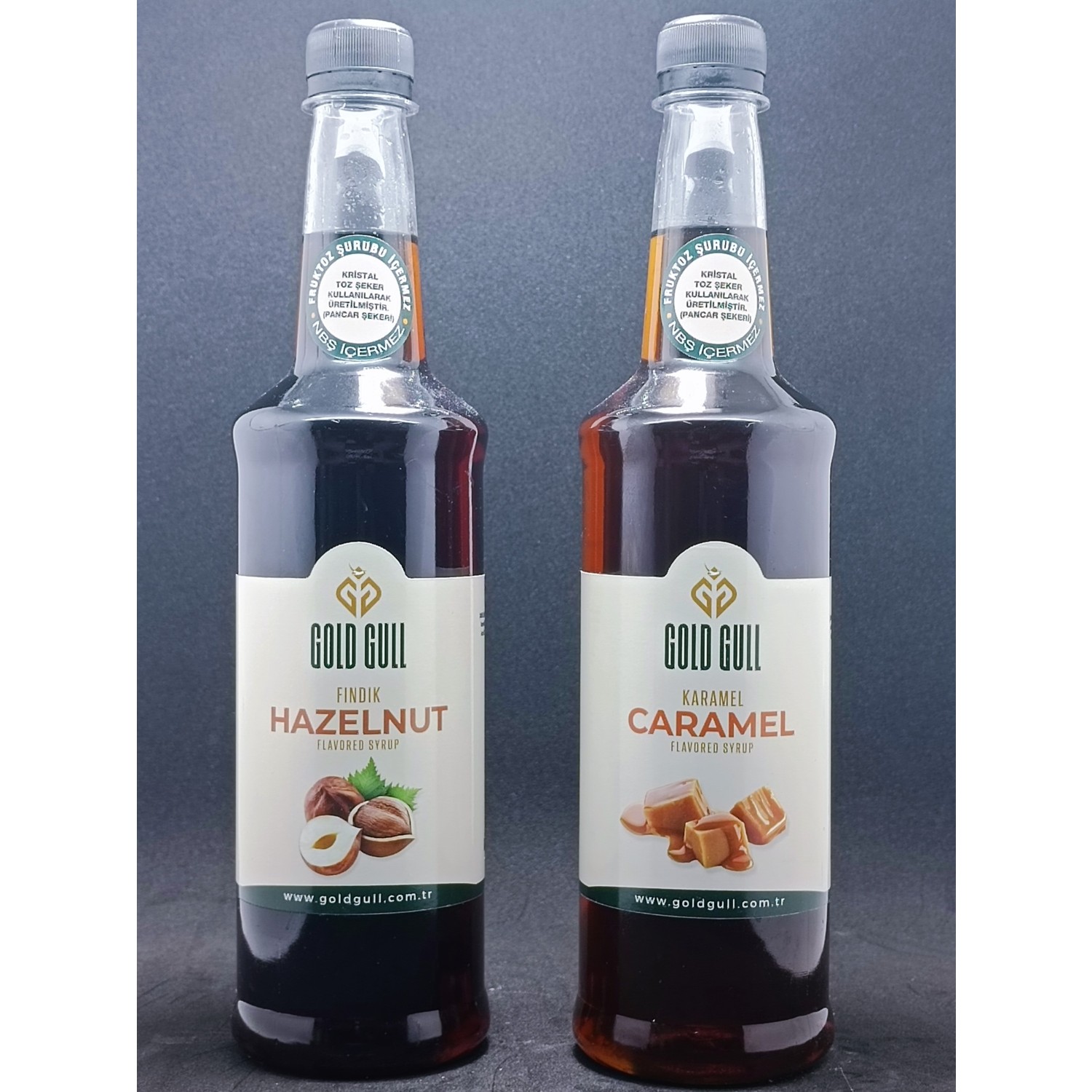 Gold Gull Karamel & Fındık Aromalı Kahve & Meyve Şurubu 2 x Fiyatı