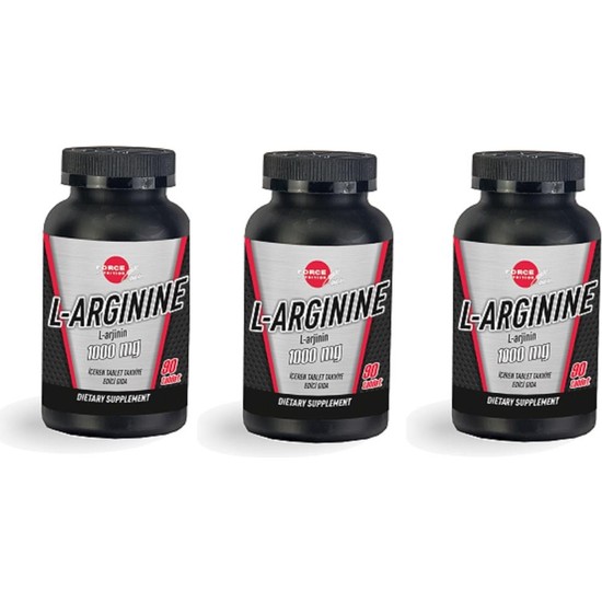 Force Nutrition L-Arginine 1000 Mg 90 Tablet | 3 Adet Fiyatı