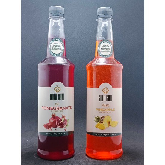 Gold Gull Ananas & Nar Aromalı Kahve & Meyve Şurubu 2 x 700 Fiyatı