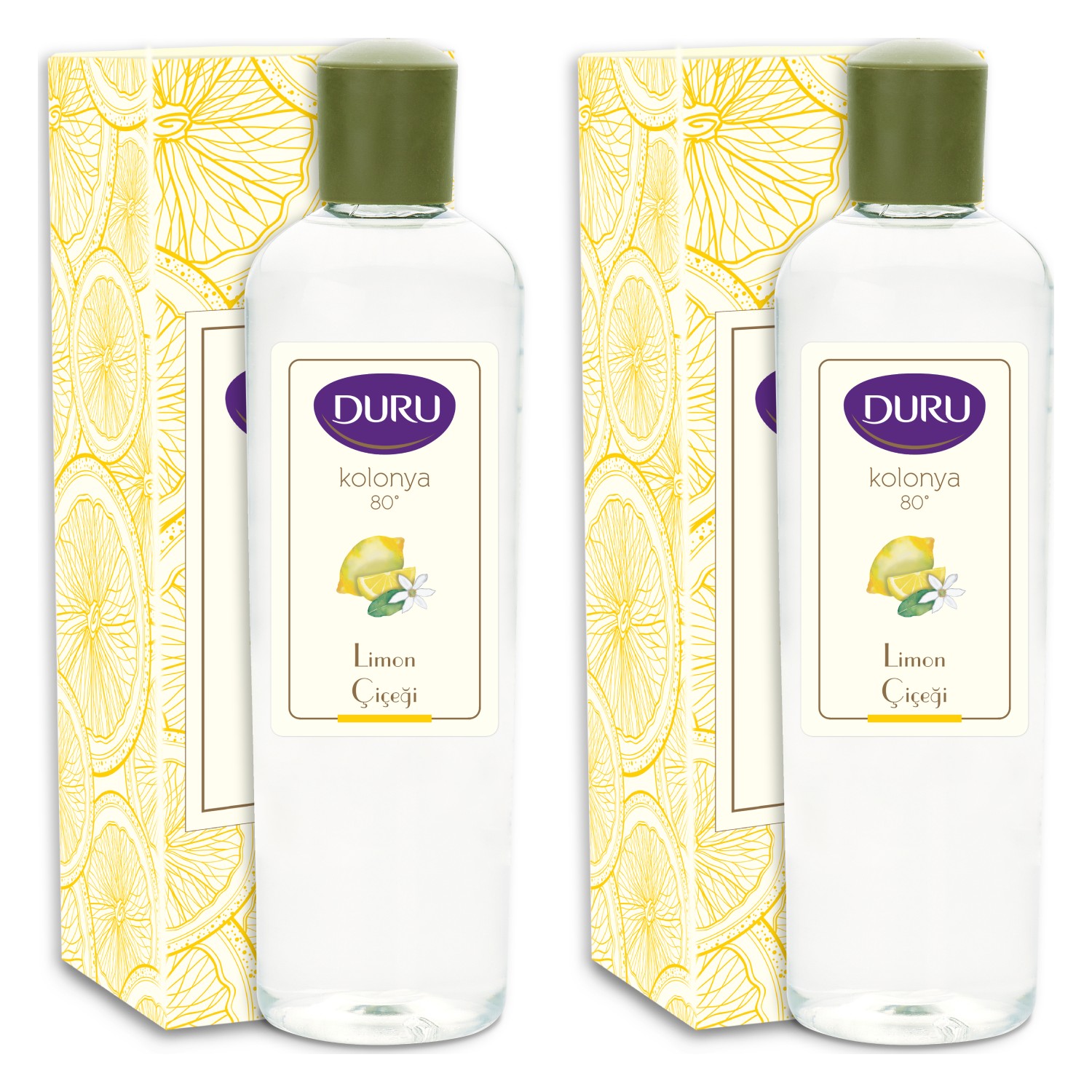 Duru Limon Kolonya Pet Şişe 80 Derece 2 x 400ml Fiyatı