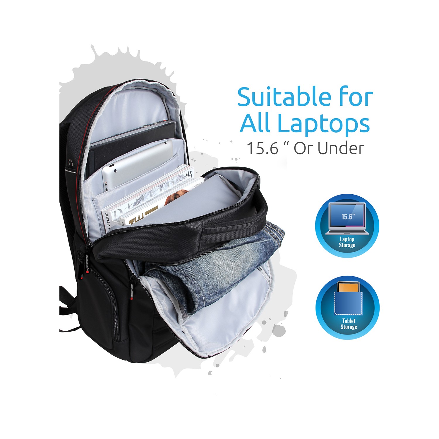 Promate Rebel-Bp Notebook Laptop Sırt Çantası Laptop için Su Fiyatı