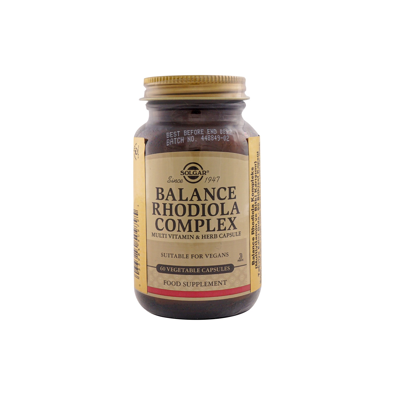 Solgar Balance Rhodiola Complex 60 Kapsül Fiyatı