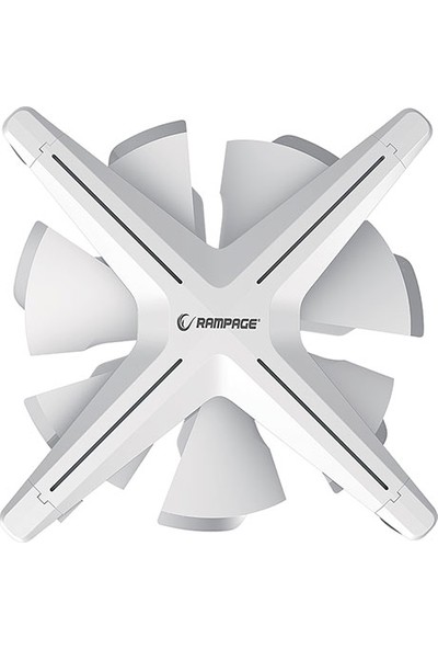 Rampage X12 Rgb Kıt Rgb 1200RPM Gaming Oyuncu Kasa Fan Kiti Beyaz Rampage X12 Rgb Kıt Rgb 1200RPM Gaming Oyuncu Kasa Fan Kiti Beyaz