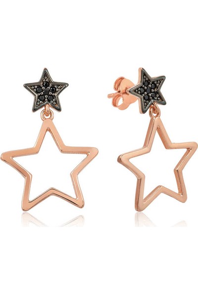 Armagano Gümüş Yıldız Küpe