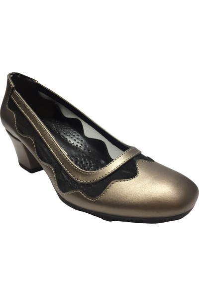 Punto 386009 Kadın Abiye Ayakkabı Platin