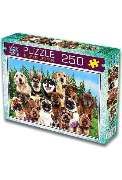 Laço Sevimli Köpekler 250 Parça Puzzle Laço Sevimli Köpekler 250 Parça Puzzle