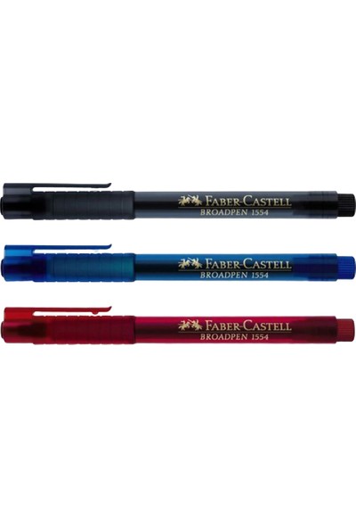 Faber-Castell Broadpen Ince Uçlu Keçeli Kalem 0.8 mm 3'lü Faber-Castell Broadpen Ince Uçlu Keçeli Kalem 0.8 mm 3'lü