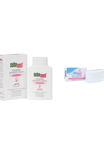 Sebamed Intim Likit Temizleme Jeli 200 ml + Bebek Sabunu 100 gr Sebamed Intim Likit Temizleme Jeli 200 ml + Bebek Sabunu 100 gr