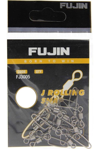 Fujin J Rolling Snap Black Nickel Bilyalı Kilitli Klips Fujin J Rolling Snap Black Nickel Bilyalı Kilitli Klips