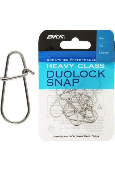 Bkk Duolock Snap - Maket Balık Klipsi Bkk Duolock Snap - Maket Balık Klipsi