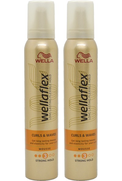Wellaflex 2 Adet Bukle ve Dalgalı Saçlar Köpük 200ml