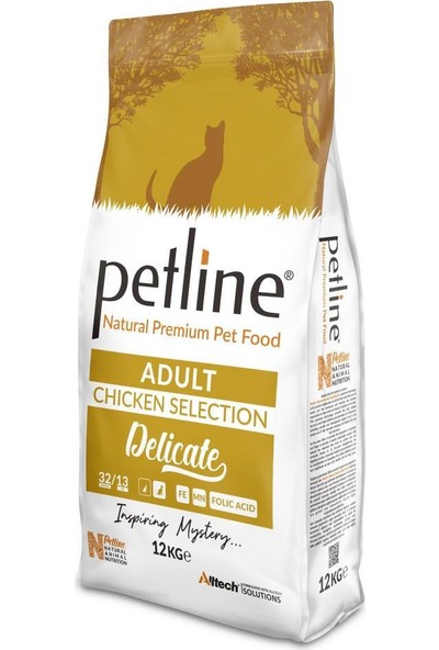 Pet Line Natural Premium Chicken Tavuklu Yetişkin Kedi Maması 12 kg Pet Line Natural Premium Chicken Tavuklu Yetişkin Kedi Maması 12 kg
