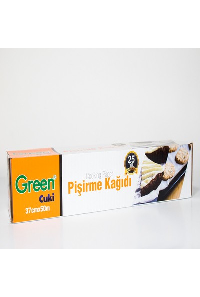 Green Yağlı Pişirme Kağıdı- Green 37 cm x 50 m Green Yağlı Pişirme Kağıdı- Green 37 cm x 50 m