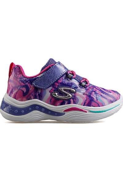 Skechers Power Petals-Flowerspark Küçük Kız Çocuk Mor Spor Ayakkabı 20203N Prmt Skechers Power Petals-Flowerspark Küçük Kız Çocuk Mor Spor Ayakkabı 20203N Prmt