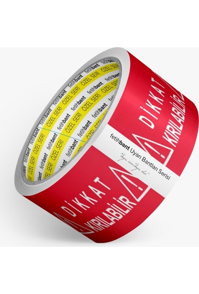 Fetih Bant FTYB-632 Dikkat Kırılabilir 45 x 100 mt