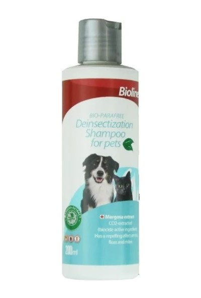 Bioline Dış Parazit Uzaklaştırıcı Şampuan 200 ml Bioline Dış Parazit Uzaklaştırıcı Şampuan 200 ml