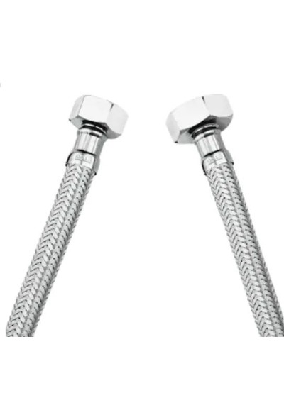 Asflexs Çelik Su Flexi 3/4 1/2 Bağlantı Hortumu Borusu Dd Dişi Dişi Asflexs Çelik Su Flexi 3/4 1/2 Bağlantı Hortumu Borusu Dd Dişi Dişi