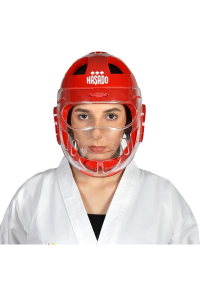 Haşado Taekwondo, Boks, Kickboks, Karate Kapalı Camlı Mantar Kask Haşado Taekwondo, Boks, Kickboks, Karate Kapalı Camlı Mantar Kask