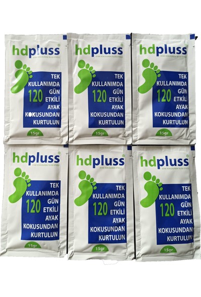 Hdpluss 6lı Ayak Koku Pudrası Hdpluss 6lı Ayak Koku Pudrası