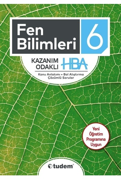 Tudem Yayınları 6.Sınıf Fen Bilimleri Kazanım Odaklı Hba
