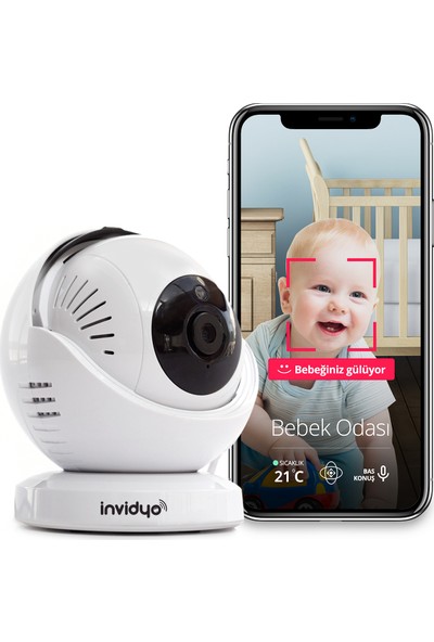 Invidyo Akıllı Wifi Bebek Kamerası