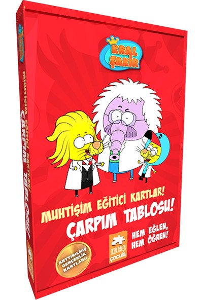 Kral Şakir Muhtişim Eğitici Kartlar! - Çarpım Tablosu! - Varol Yaşaroğlu Kral Şakir Muhtişim Eğitici Kartlar! - Çarpım Tablosu! - Varol Yaşaroğlu