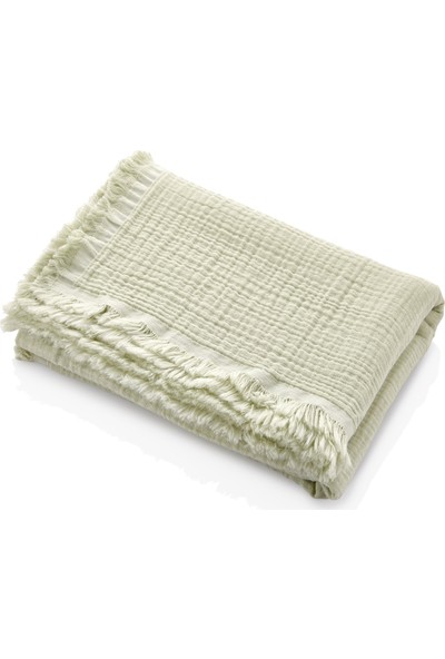 Babyjem Müslin Saçaklı Örtü Mint Babyjem Müslin Saçaklı Örtü Mint