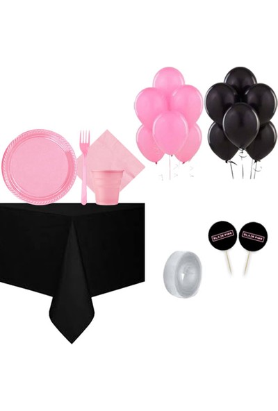 Partylandtr Blackpink 16 Kişilik Doğum Günü Parti Seti