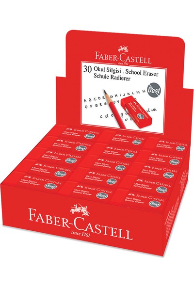 Faber-Castell Okul Silgisi 30'lu Faber-Castell Okul Silgisi 30'lu
