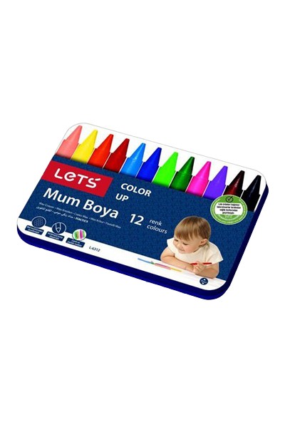 Lets 12 Renk 11Mm. Jumbo Mum Boya L-6312 Lets 12 Renk 11Mm. Jumbo Mum Boya L-6312