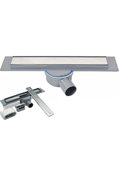 Sukar Line 3/g Plain Izgaralı Duş Kanalı Sürme Yalıtım Uyumlu 40 cm Sukar Line 3/g Plain Izgaralı Duş Kanalı Sürme Yalıtım Uyumlu 40 cm