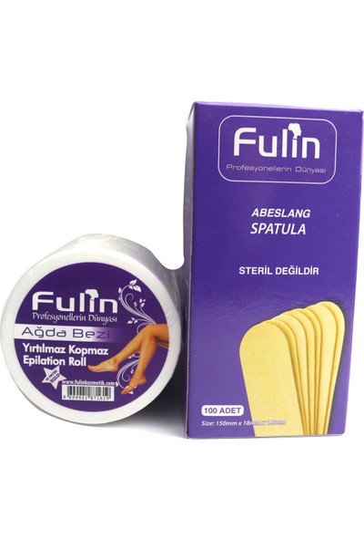 Fulin Spatula + Ağda Bezi Seti Fulin Spatula + Ağda Bezi Seti