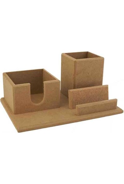 Artebella Ahşap Mdf Kalemlik 23 x 16 x 10 cm