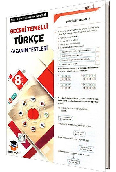 Zeka Küpü Yayınları 8.Sınıf LGS Türkçe Beceri Temelli Kazanım Testleri Zeka Küpü Yayınları 8.Sınıf LGS Türkçe Beceri Temelli Kazanım Testleri