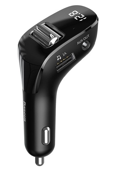 Baseus Streamer F40 Aux Wireless Mp3 Fm Transmitter Araç Şarj Başlık CCF40-01 Baseus Streamer F40 Aux Wireless Mp3 Fm Transmitter Araç Şarj Başlık CCF40-01