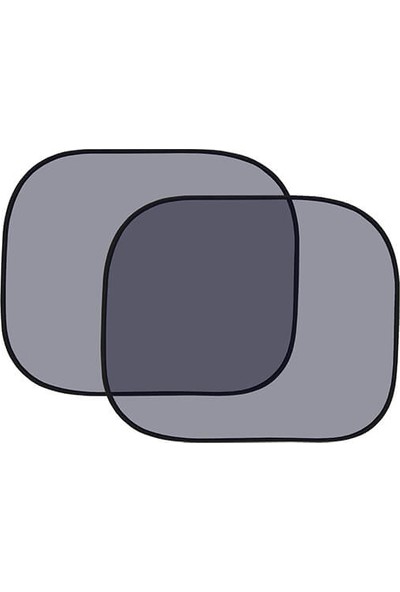 Ankaflex Yan Cam Perde 2’li Siyah