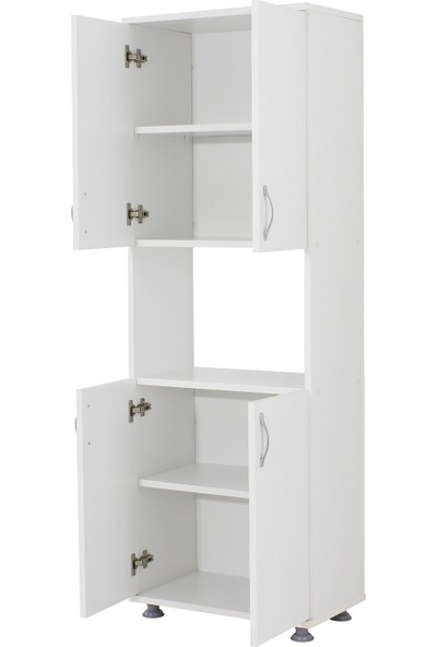 Dienni Dört Kapaklı Bölmeli Mutfak Dolabı Dienni Dört Kapaklı Bölmeli Mutfak Dolabı