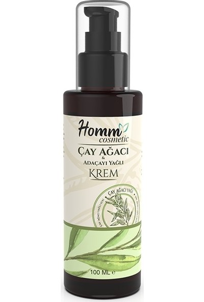 Homm Çay Ağacı ve Adaçayı Yağlı Mantar ve Sivilce Kremi 100 ml Homm Çay Ağacı ve Adaçayı Yağlı Mantar ve Sivilce Kremi 100 ml