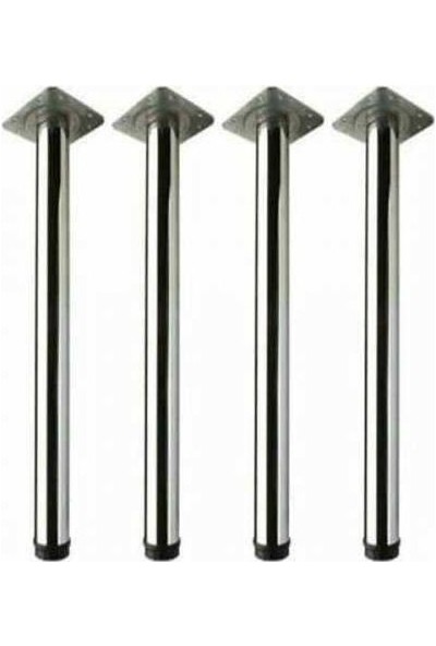 Adem Koç Plastik Ayarlı Masa Ayağı Standart Yükseklikte 60 mm x 71 cm Krom 4'lü Adem Koç Plastik Ayarlı Masa Ayağı Standart Yükseklikte 60 mm x 71 cm Krom 4'lü