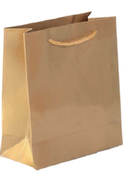 Kraft Çanta Ip Saplı Karton Çanta 15'li 11 x 15 x 5 cm